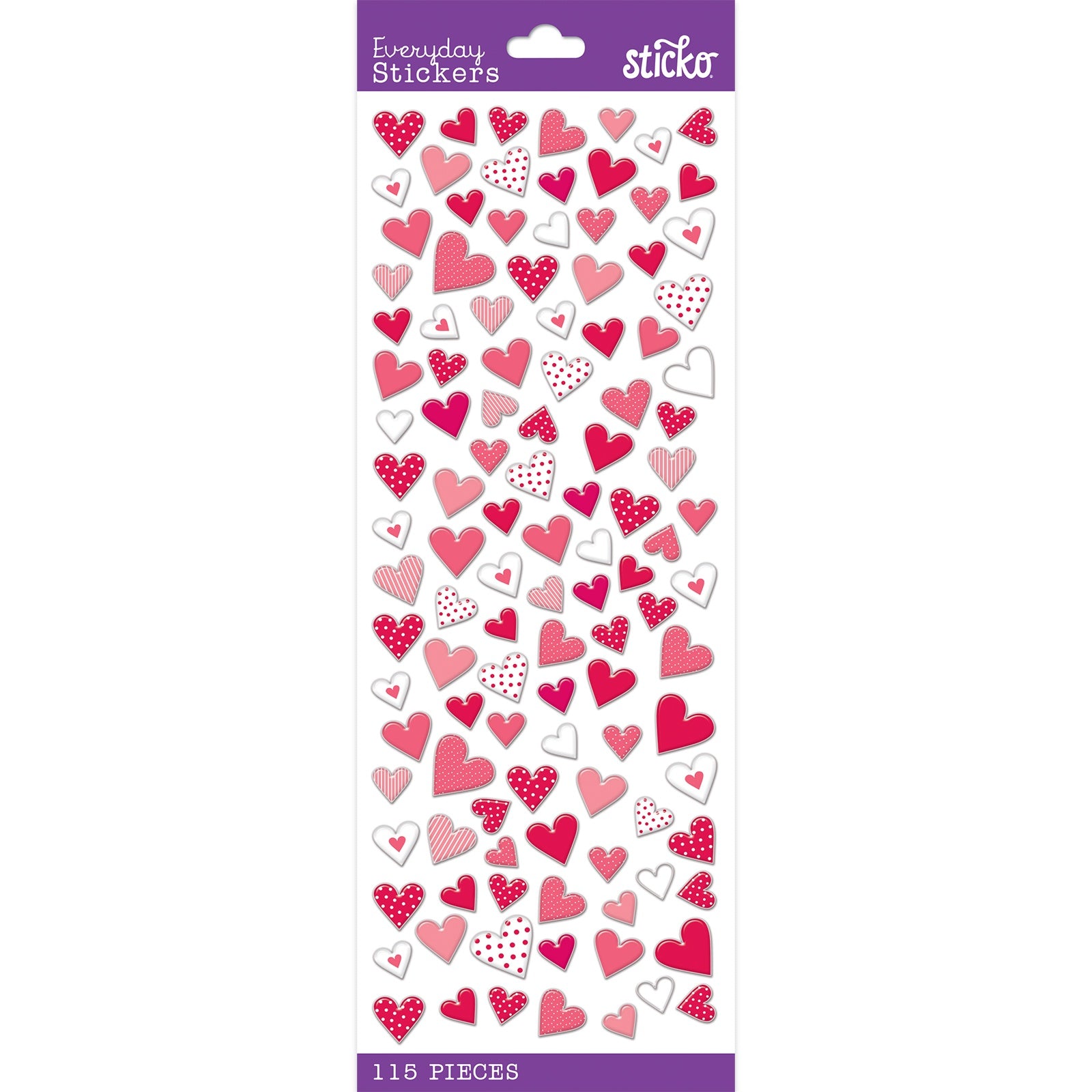 Sticko Themed Stickers Hearts – Sharin Crafter Studio LLC