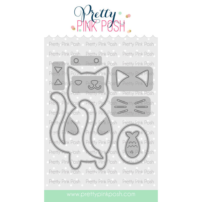 Pretty Pink Posh Cat Holder Die – Sharin Crafter Studio LLC