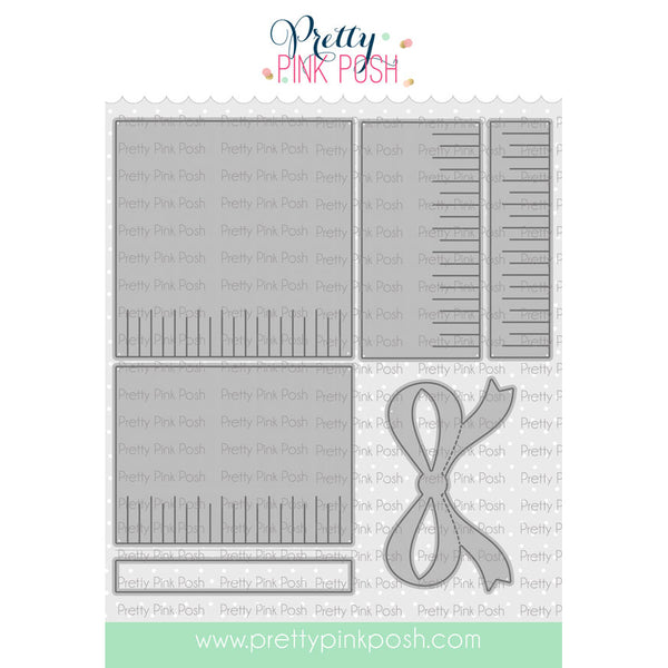 Pretty Pink Posh Fringe Present die set – Sharin Crafter Studio LLC